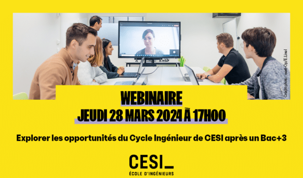 Webinaire CESI : Explorer les opportunités du Cycle Ingénieur